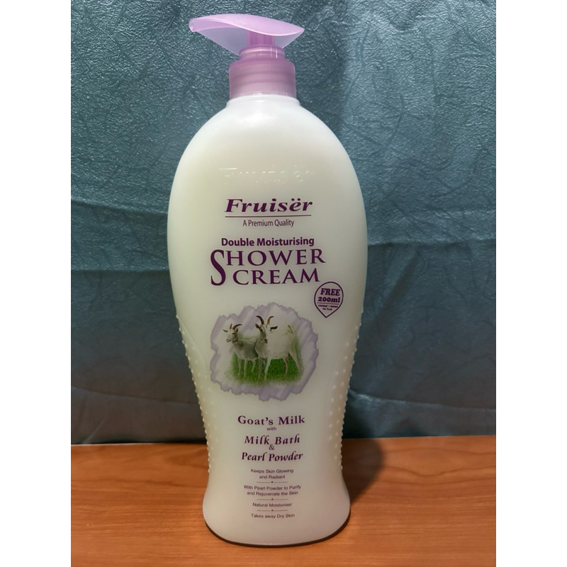 Fruiser goats milk shower cream 1200ml | Shopee Philippines