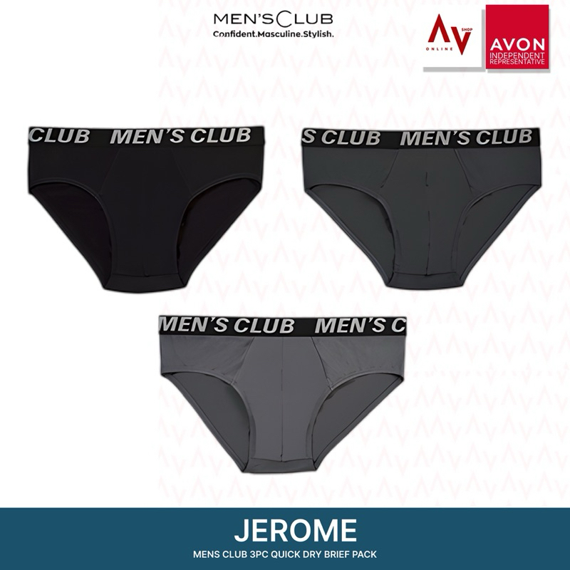 Avon Jerome 3in1 Bikini Brief Pack | Shopee Philippines