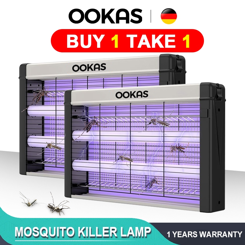 OOKAS Powerful Electric Mosquito Killer Lamp Fly Killer Uv Light Insect ...