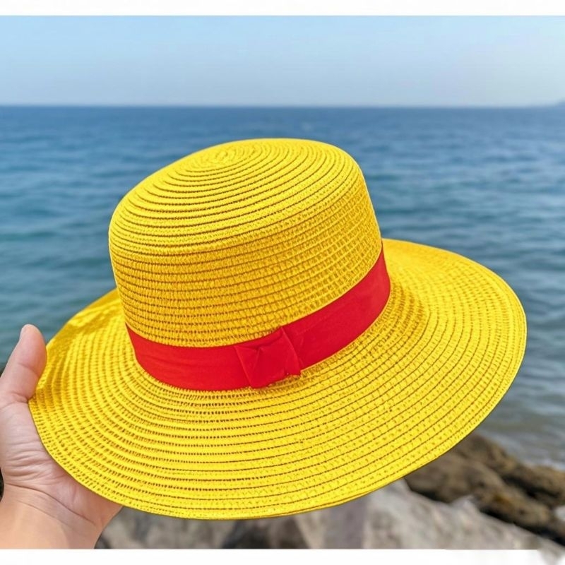 One Piece Adult/Kids Luffy Hat Cosplay Straw Hat Luffy Anime Cosplay ...