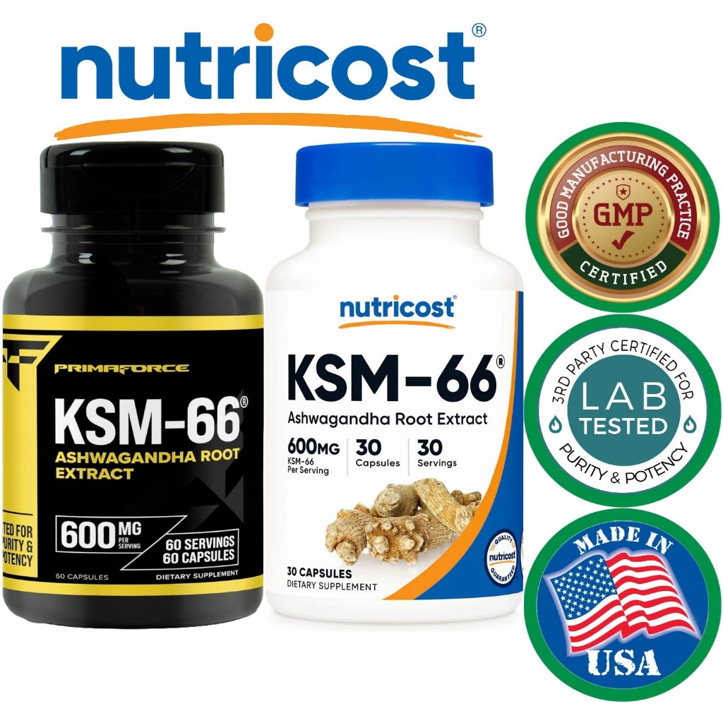 NEW Real KSM-66 Ashwagandha (KSM66) Nutricost Enhanced Absorption w ...