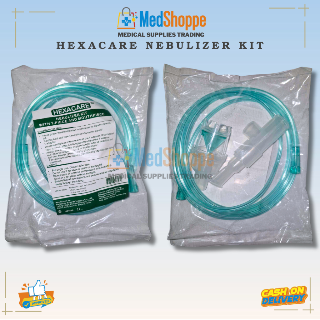 HEXACARE Nebulizer Kit With T-Piece and Mouthpiece | Shopee Philippines