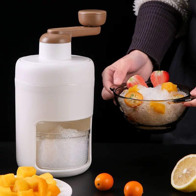 New Household Hand-operated Ice Crusher Small Ice Shaver Fruit ...