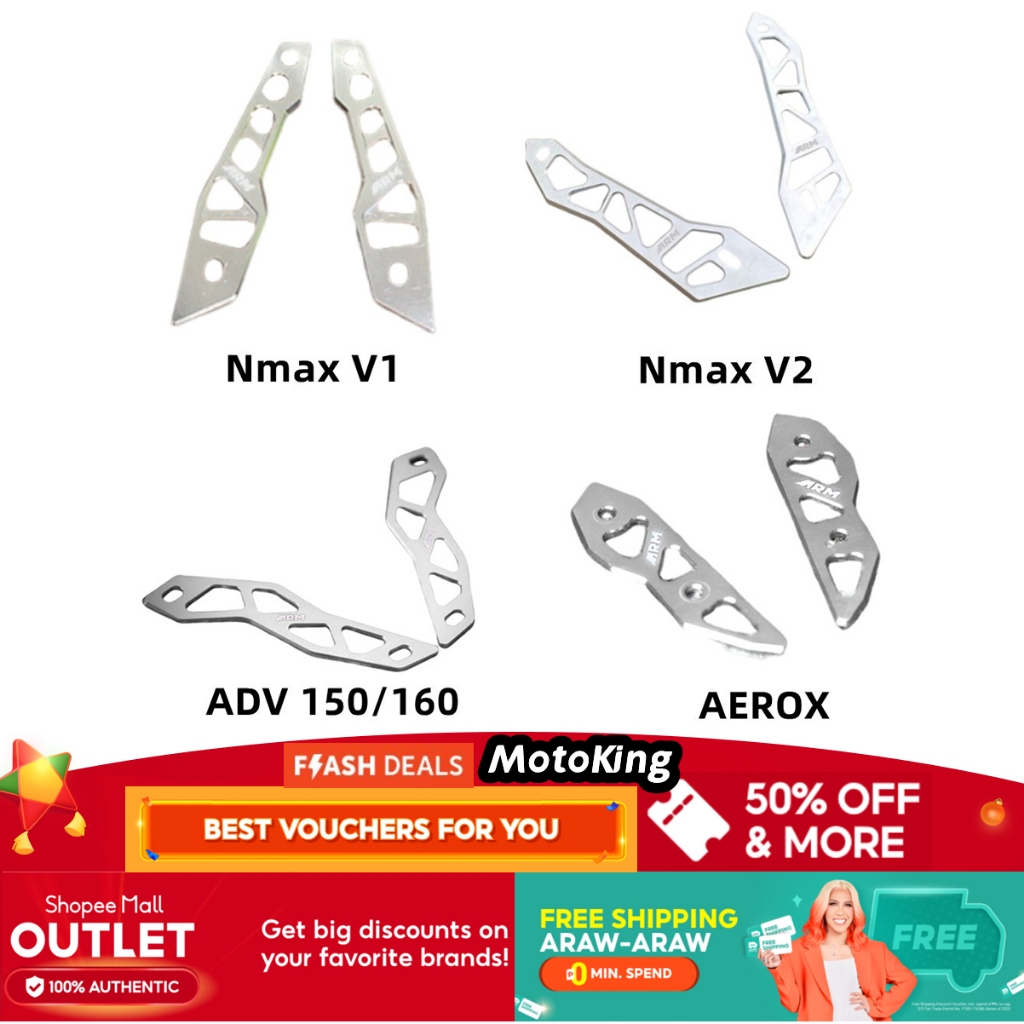 ARM GARNISH WINDSHIELD AEROX FULL CNCYamaha NAMAX V1/NAMAX V2/AEROX/ADV ...