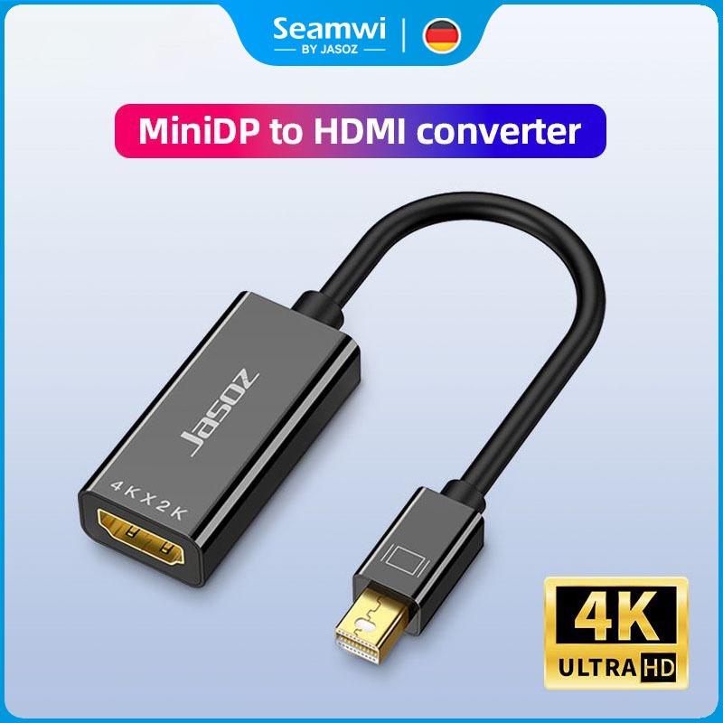 Jasoz Mini DP(Thunderbolt 2.0) to HDMI Adapter 4K Converter Mini ...