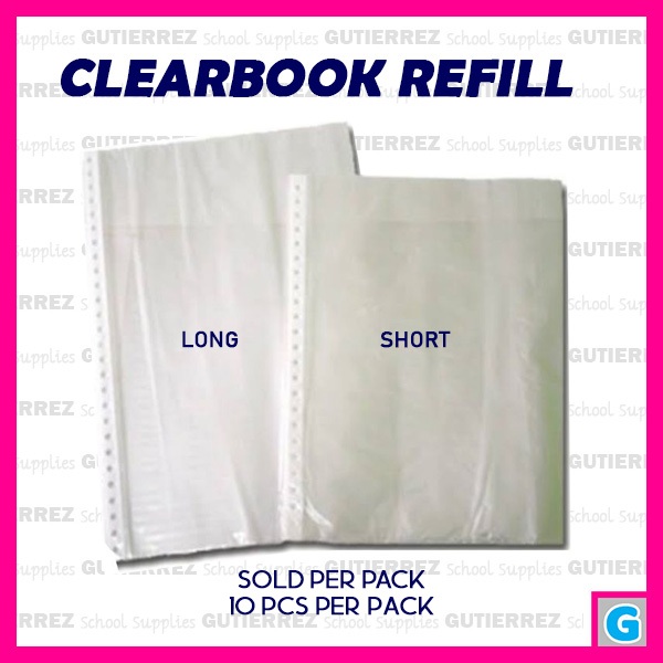 Clearbook Refill 10pcs per pack | Shopee Philippines