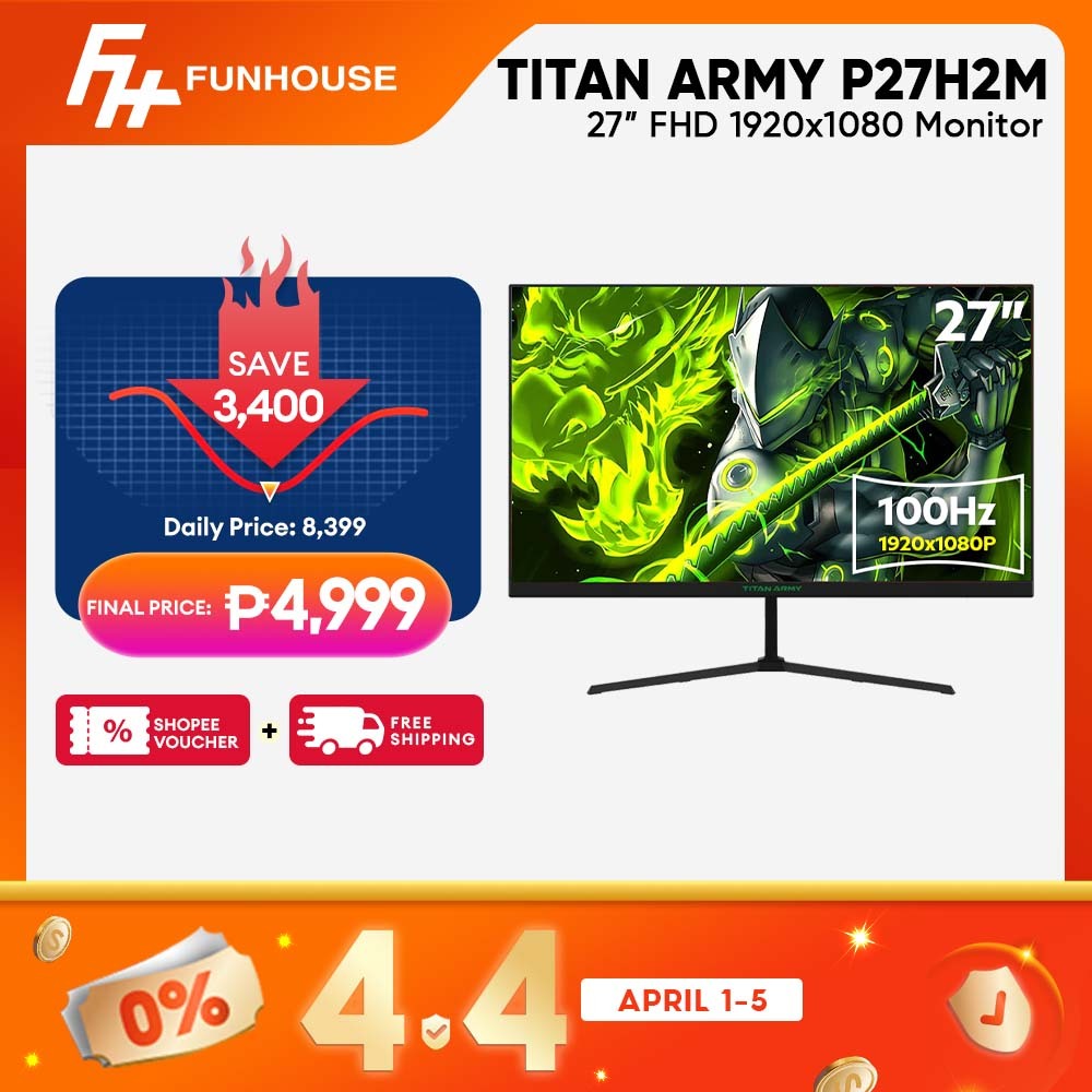 Funhouse | Titan Army P27H2M 27“ FHD 1920*1080 100Hz VA Gaming Monitor ...