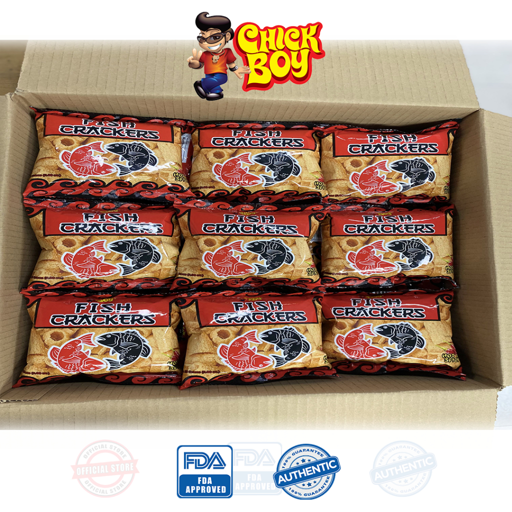 ChickBoy Fish Cracker - Hot & Spicy (25g, 30pcs) | Shopee Philippines