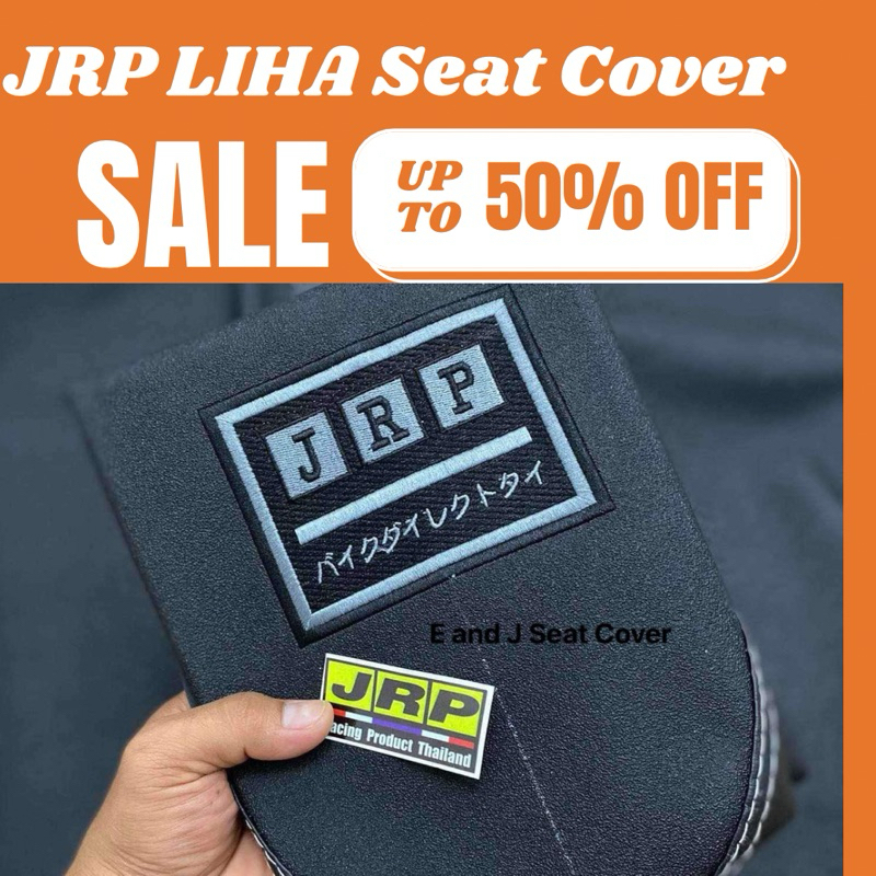 JRP SEAT COVER only FULLY EMBROIDED FOR TMX/RUSI style tmx/RACAL style ...