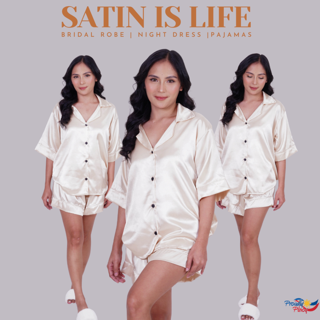 SILKY SMOOTH KWELYO SHORT IN SATIN FABRIC –Locally Made by Satin is ...