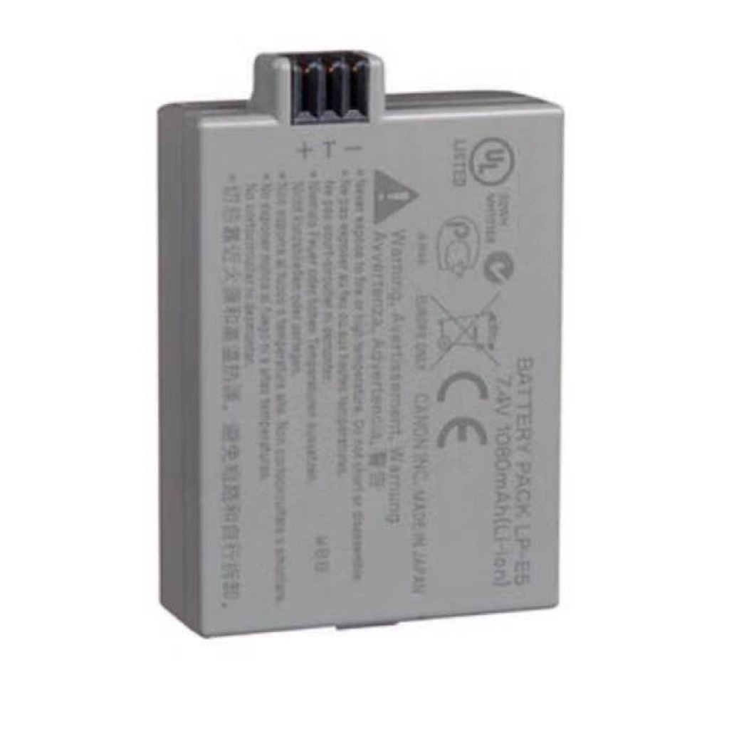 LP-E5 E5 battery for EOS 1000D 450D 500D kiss F X2 X3 Camera | Shopee ...
