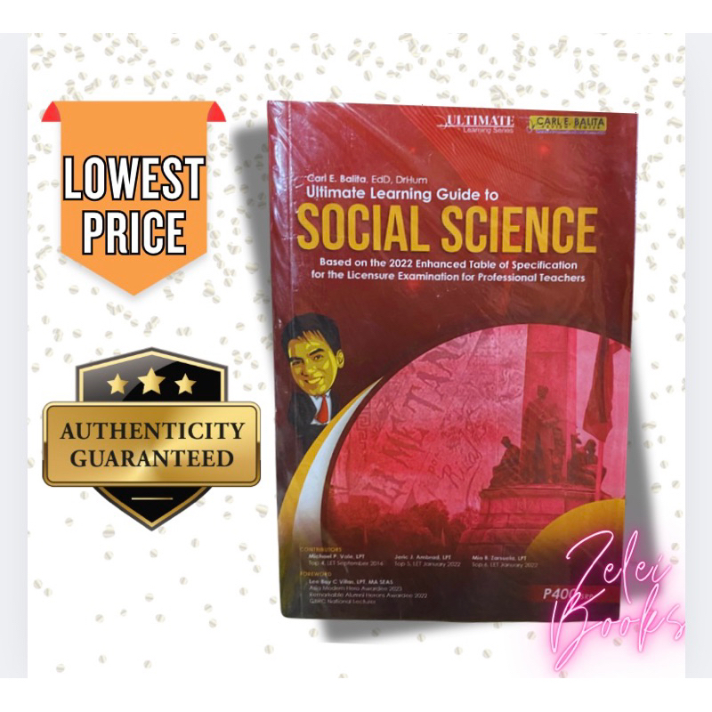 Social Science Let Reviewer Carl Balita | Shopee Philippines