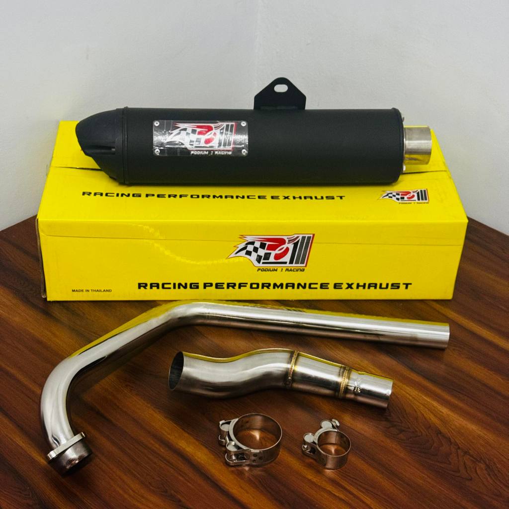 PODIUM MOTORCYCLE PIPE / EXHAUST FOR RAIDER 150 CARB - BRAND NEW ...