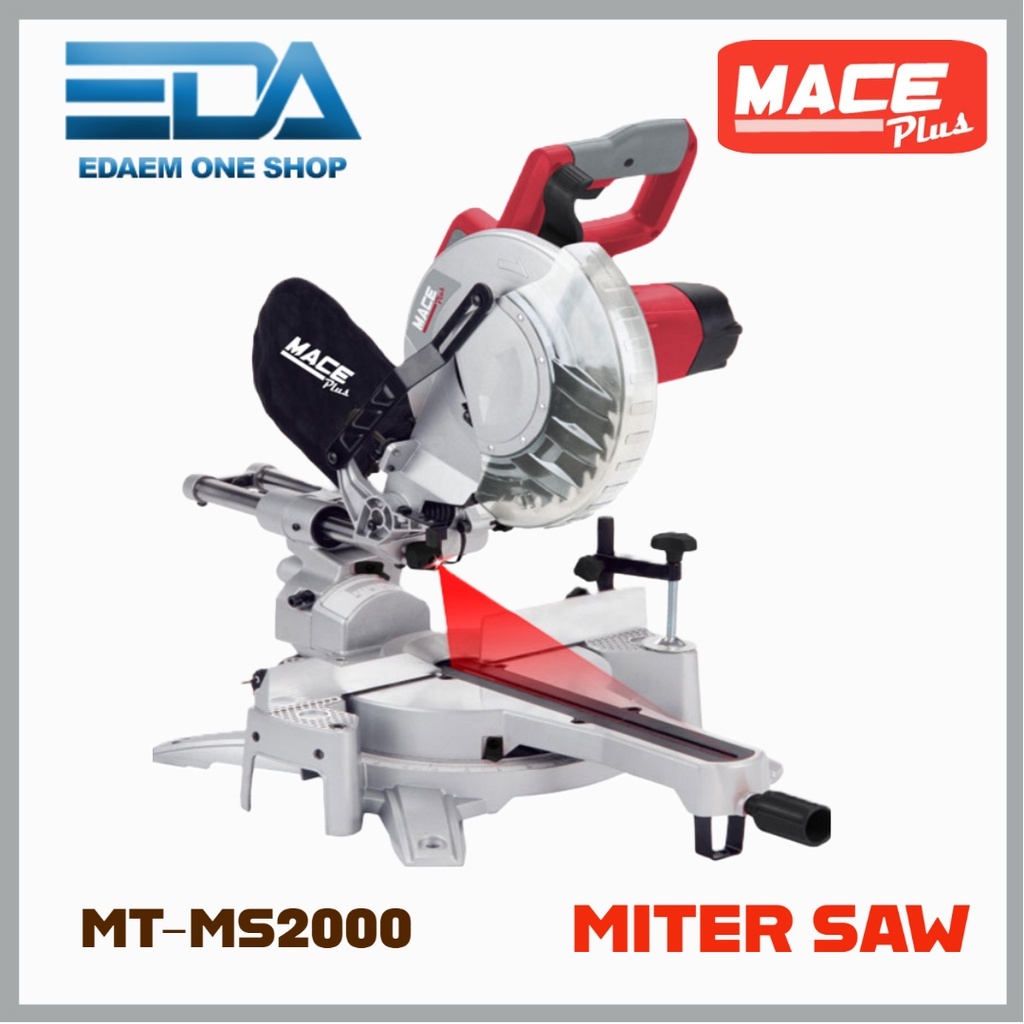 Mace Plus MT-MS2000 Corded Compound Sliding Miter Saw with LED light ...