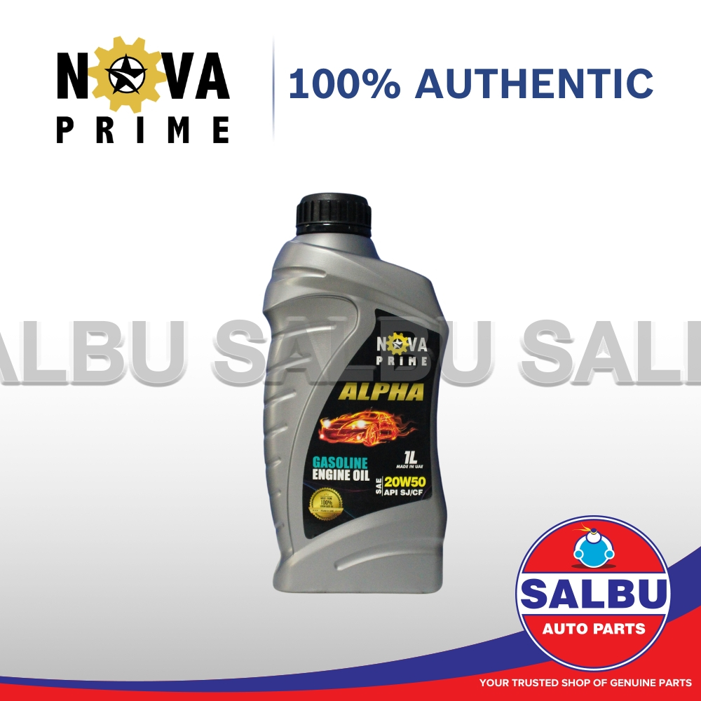 NOVA PRIME ENGINE OIL ALPHA 20W50 (API SJ/CF) 1L FOR GASOLINE ENGINE ...