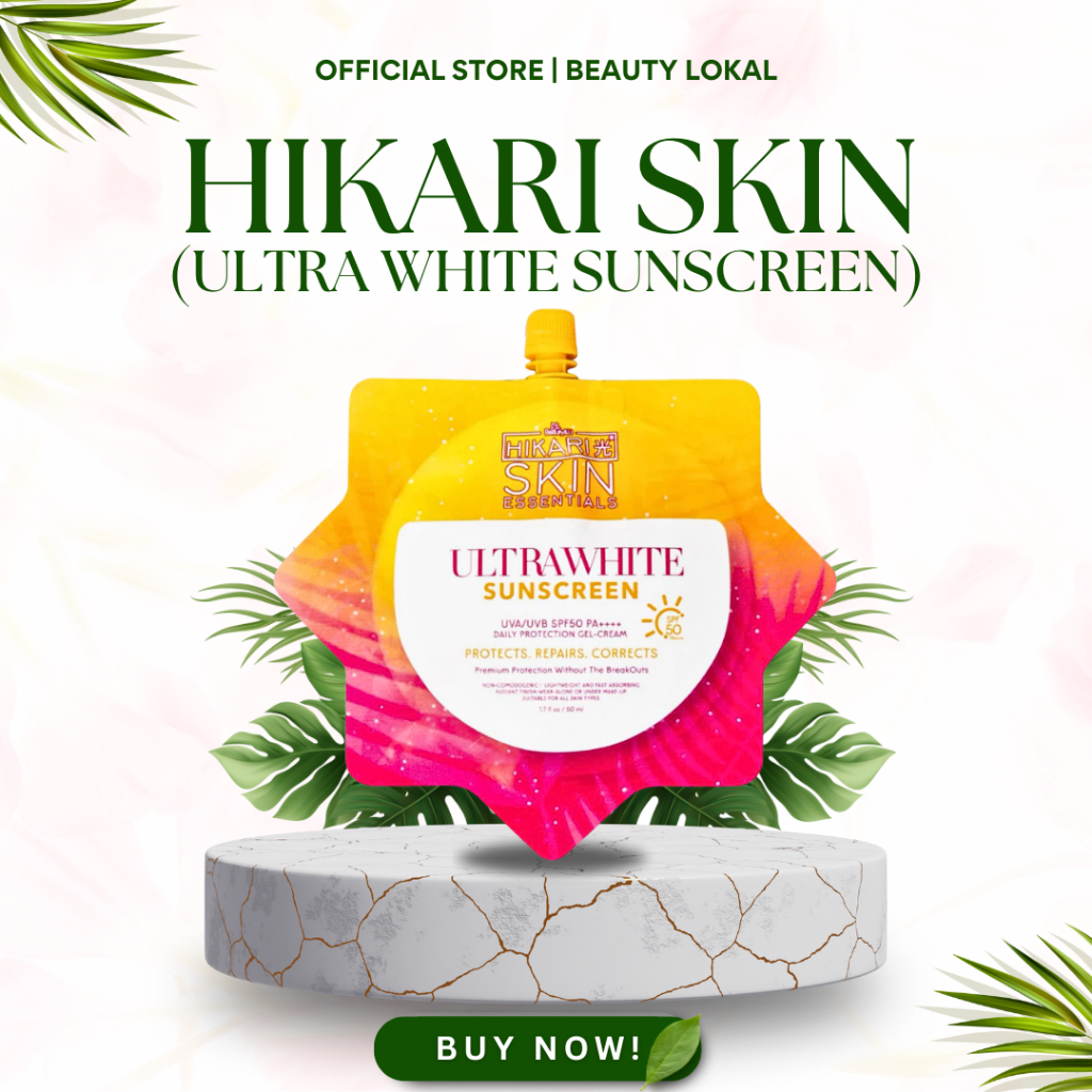 HIKARI SKIN UltraWhite Sunscreen SPF50 PA++++ 50ml | Shopee Philippines