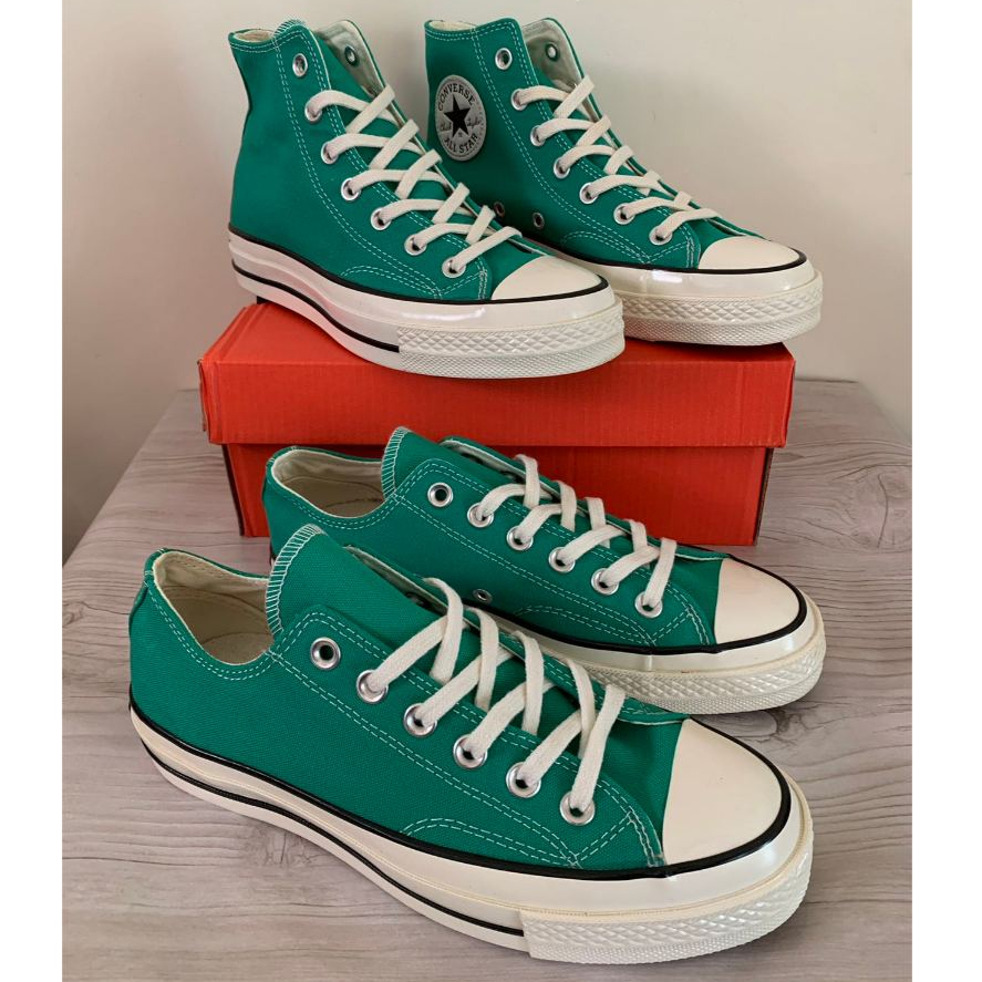 TEAL GREEN-Chuck Taylor Converse High Cut Sneakers Unisex Actual ...