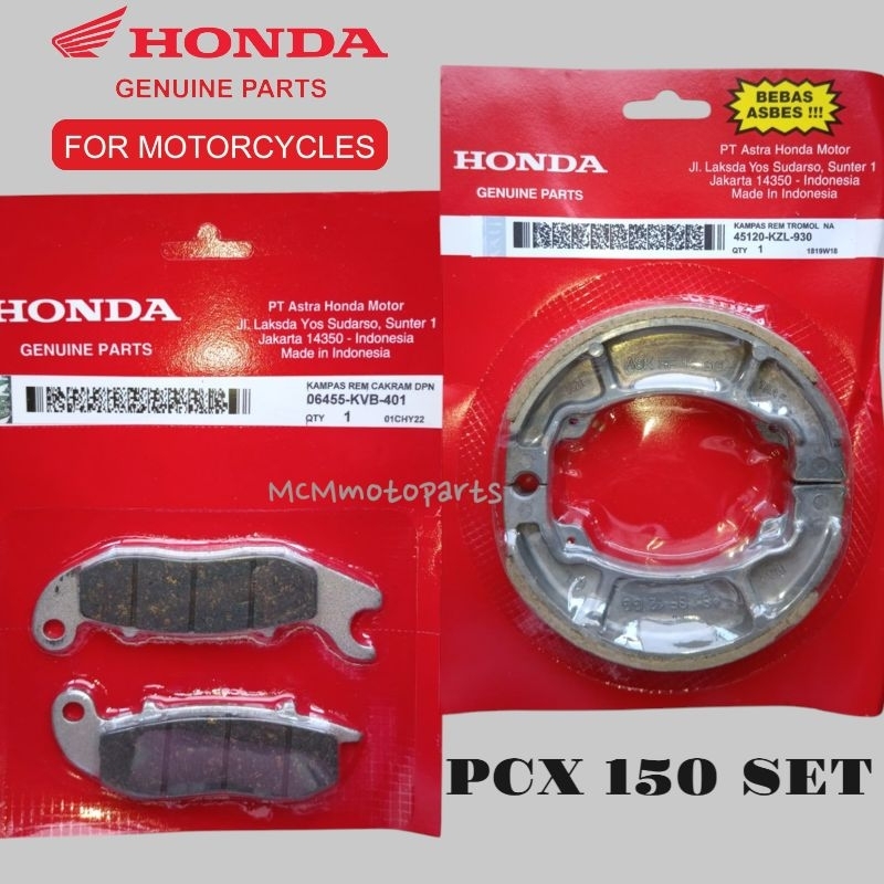 Honda PCX 150 Front Pad & Brake Shoe Set | Shopee Philippines