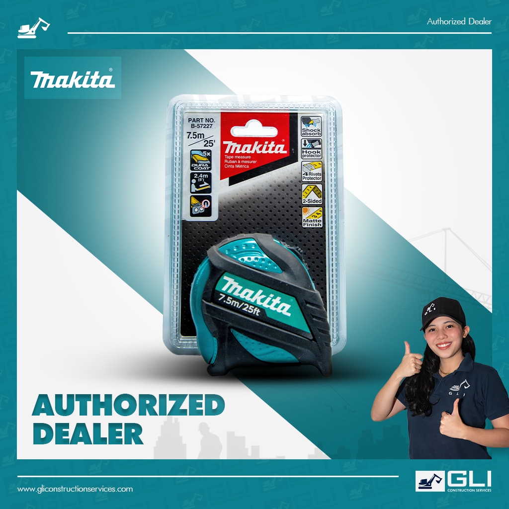 GLI - MAKITA B-57227 7.5m x 25mm Magnetic Tape Measure | Shopee Philippines