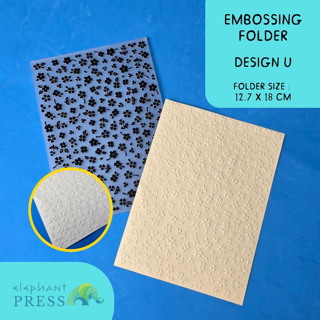 (READY STOCK) *5X7 INCHES* SIZE EMBOSSING FOLDER RARE HARD TO FIND ...