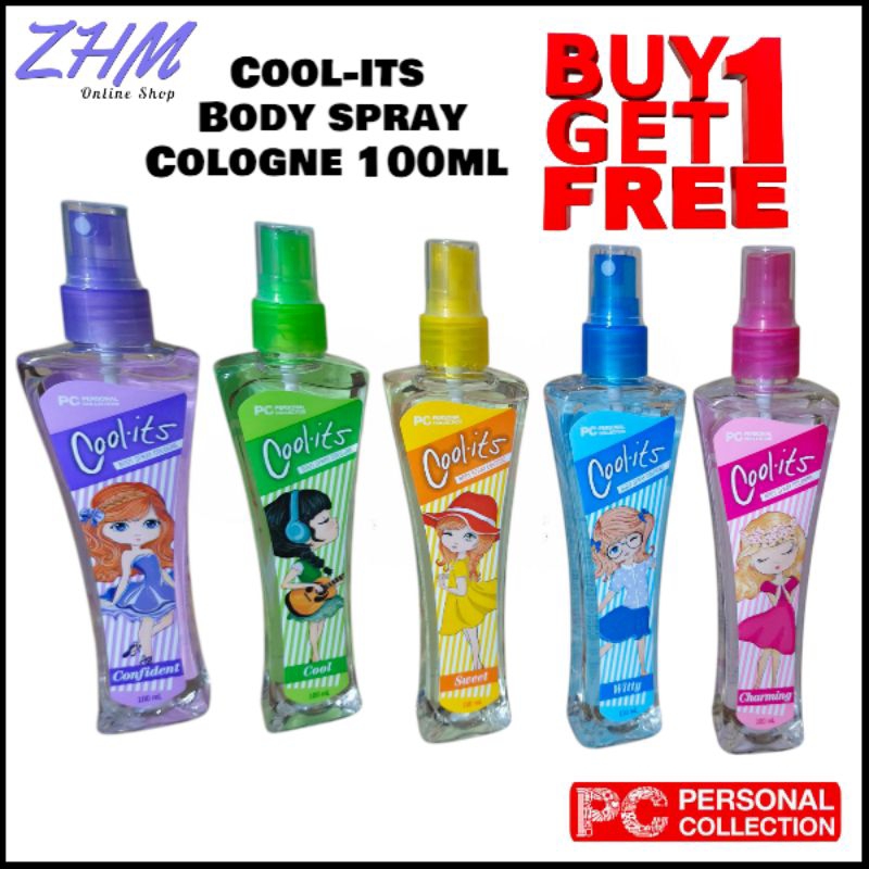 PC Cool-its Body Spray Cologne 100ml | Shopee Philippines
