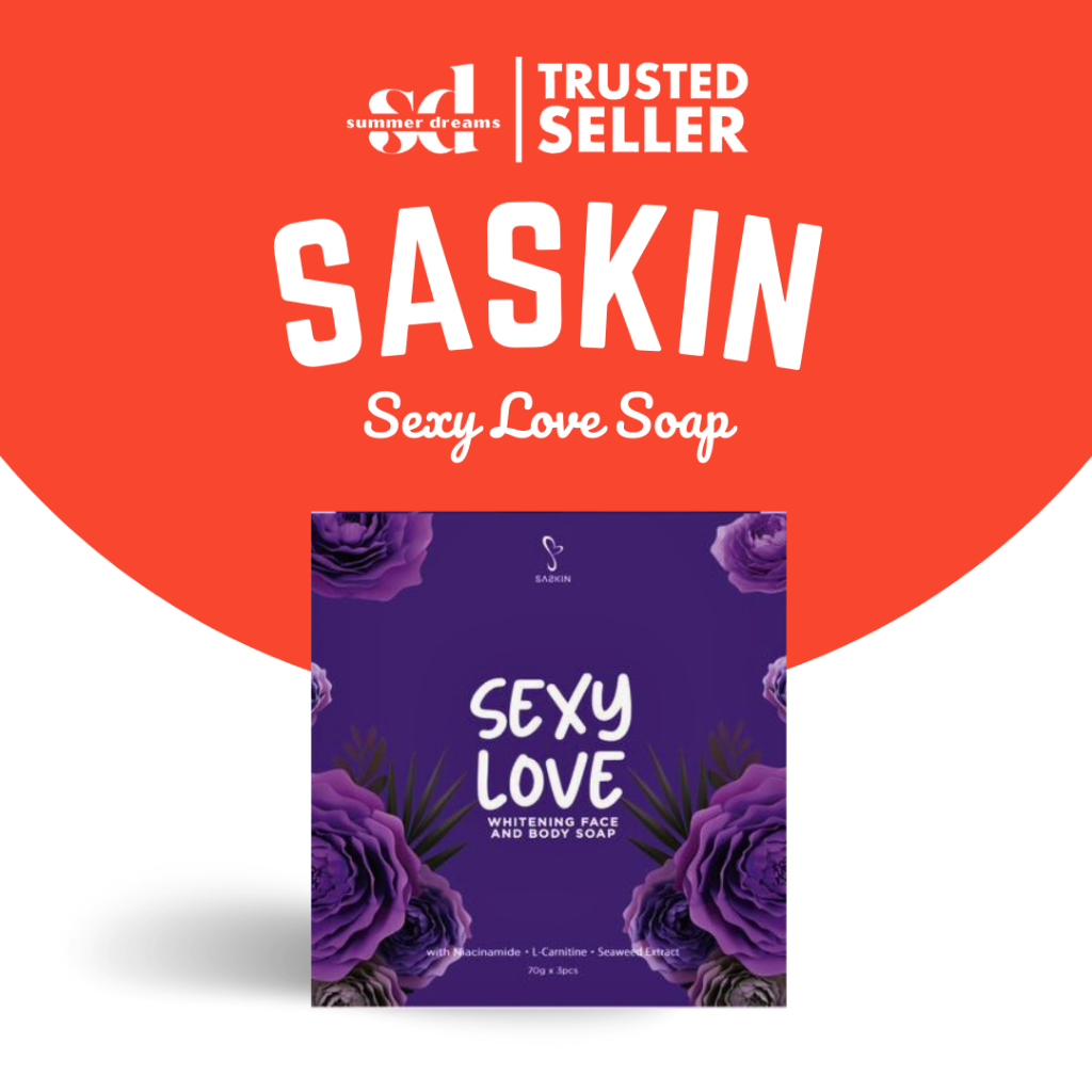 SASKIN Sexy Love Face & Body Soap w/ Niacinamide Skin Firming | Toning ...