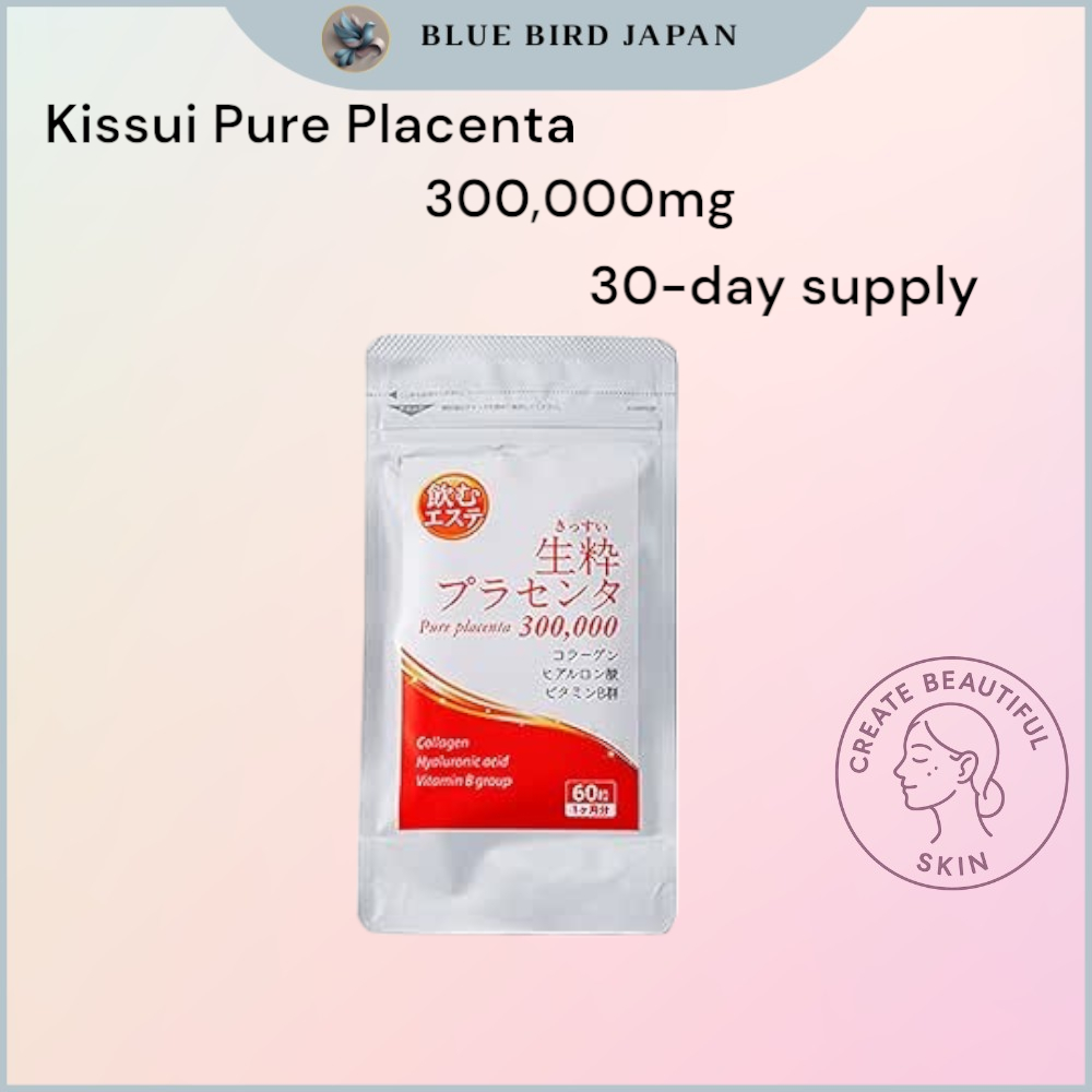 Kissui Pure Placenta 300,000mg Small Tablet Type 60 Tablets 30-day ...