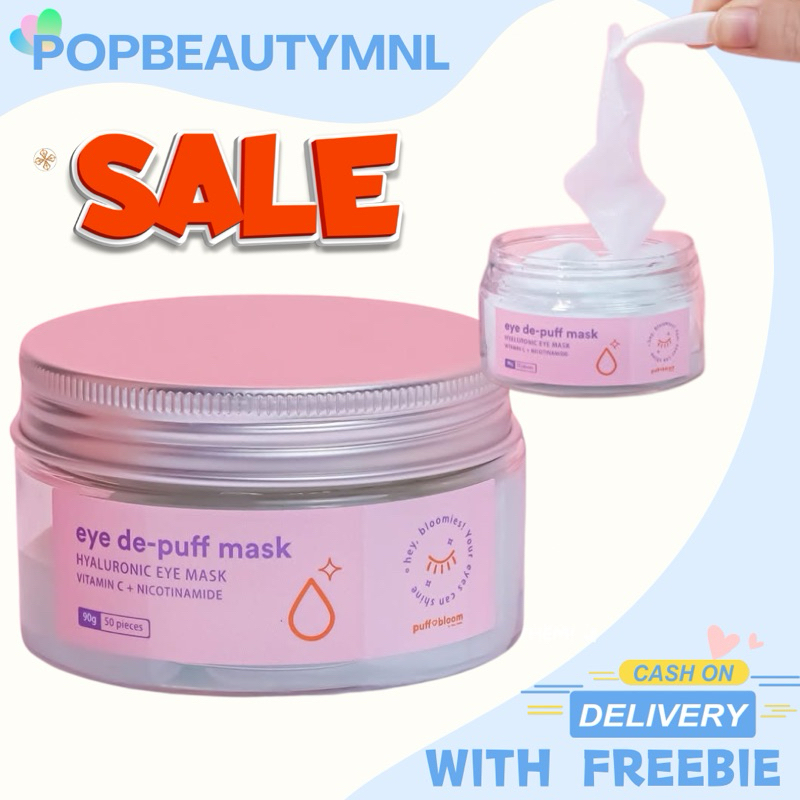 Eye De-Puff Hyaluronic Eye Mask with Vitamin C & Nicotinamide PUFF AND ...