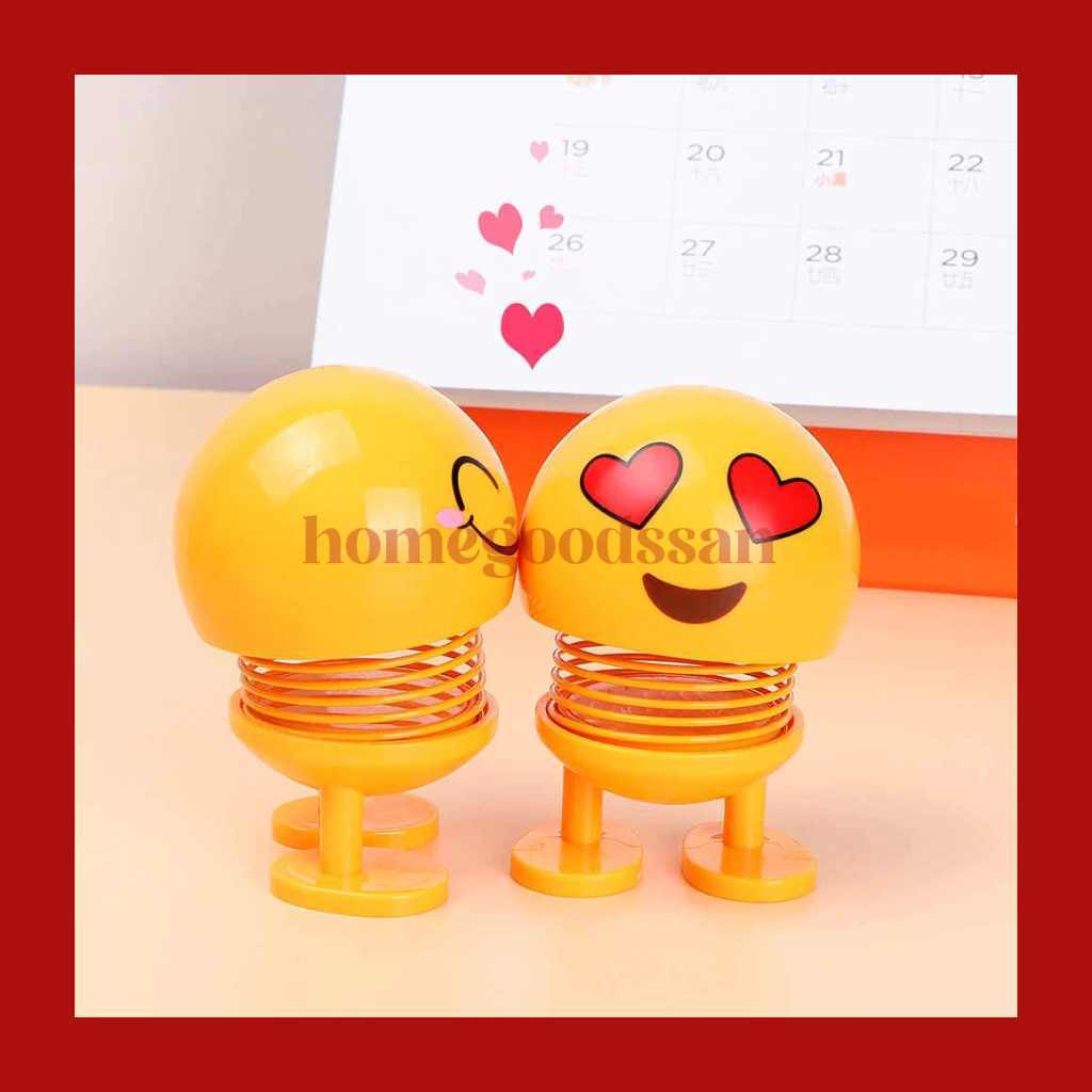 homegoodssan Smiley Spring Doll, Cute Emoji Head Dolls, Funny Smiley ...