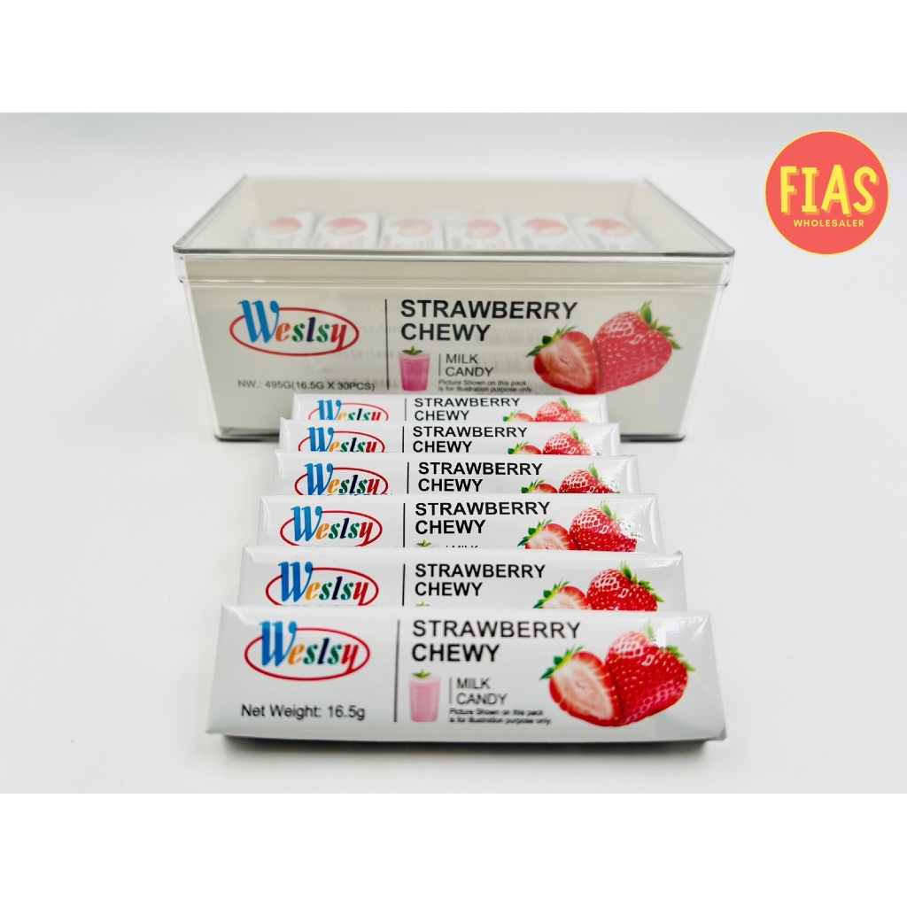 30 pcs Strawberry Milk Chewy Candy | Shopee Philippines