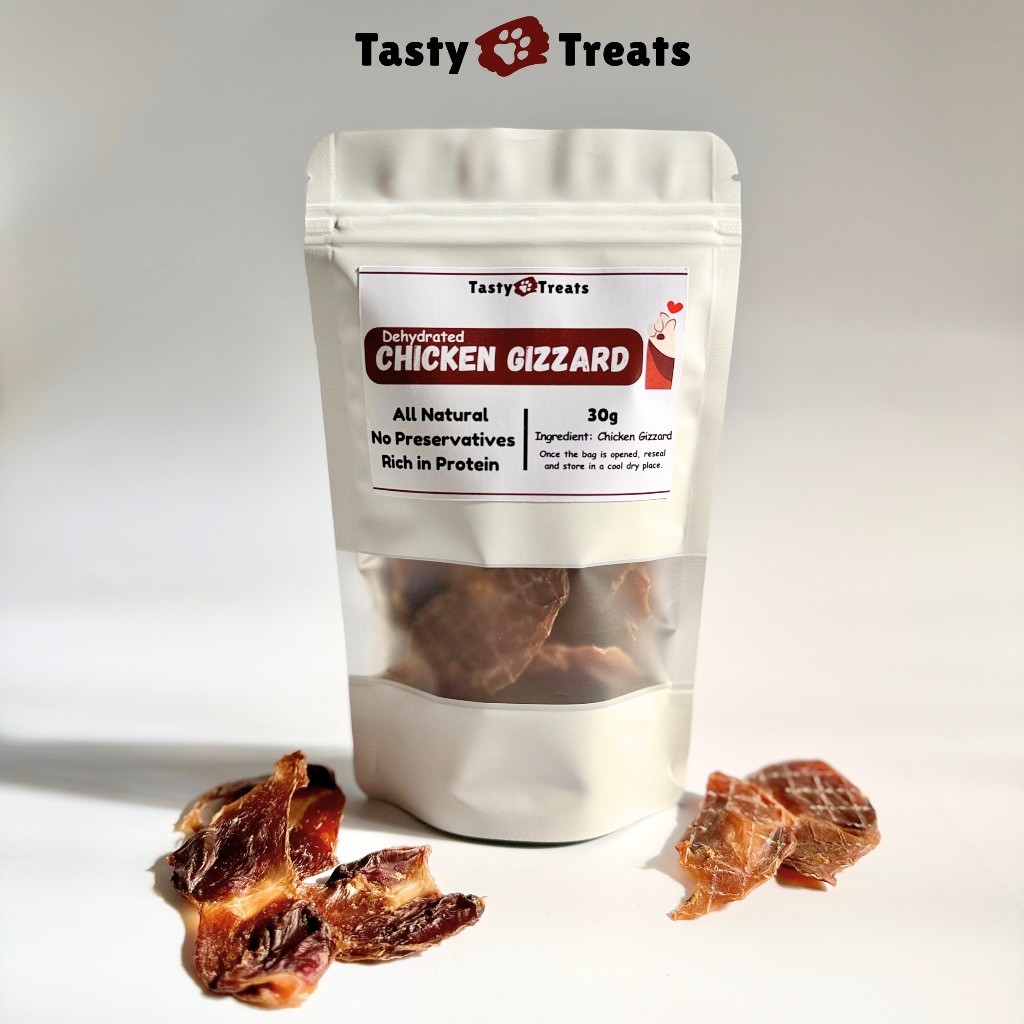 Natural Dehydrated Chicken Gizzard Treats for Dogs & Cats | High ...