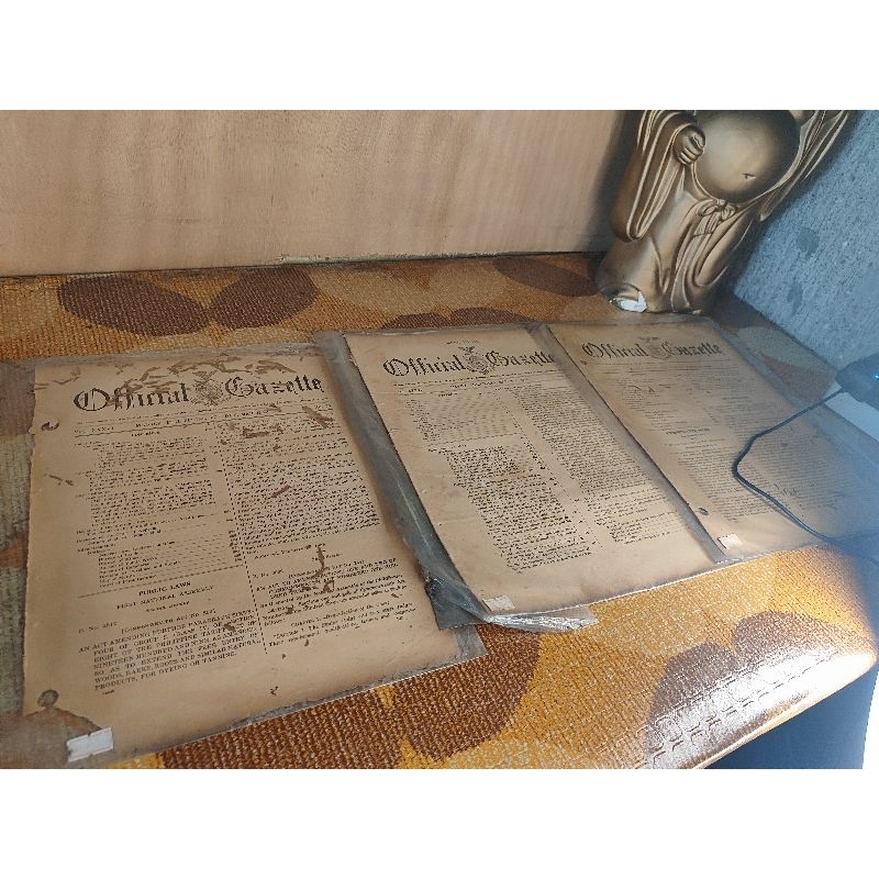 Vintage Preloved Random Prewar Local News Government Bulletin Papers ...