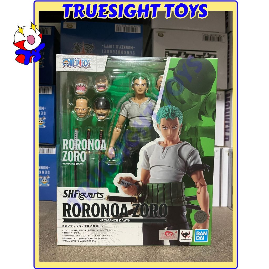 SH Figuarts SHF One Piece Roronoa Zoro (Romance Dawn) | Shopee Philippines