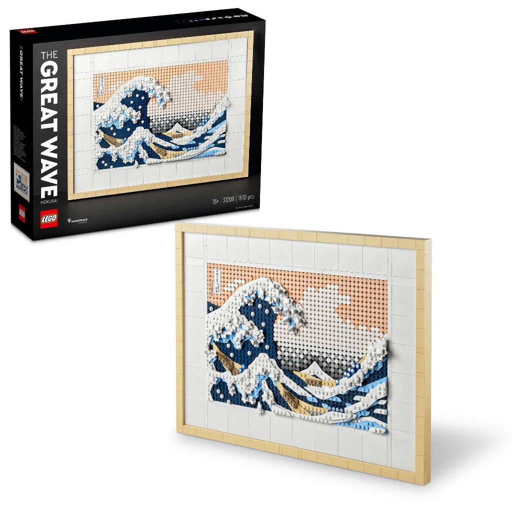 LEGO Art Hokusai: The Great Wave (from Thirty-six Views of Mount Fuji ...