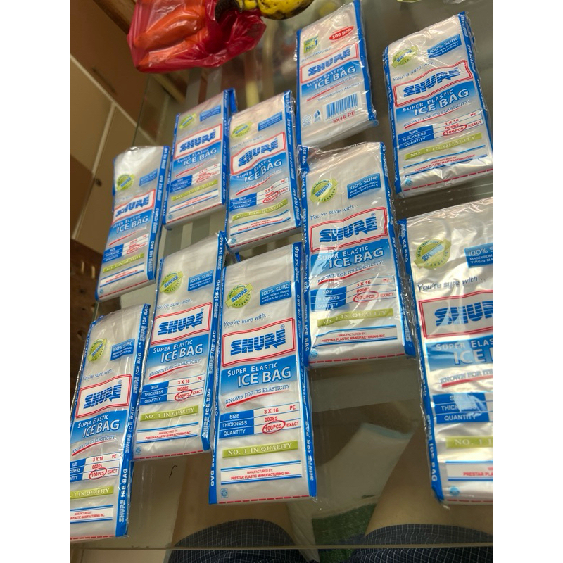 1ream 1000pc 3x16 Ice Yelo Shure PE Aquaflask fit | Shopee Philippines