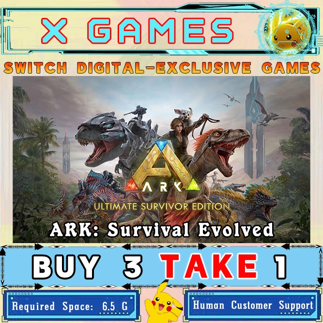 ARK: Survival Evolved Nintendo Switch Digital Game （BUY 3 TAKE 1) | Shopee Philippines
