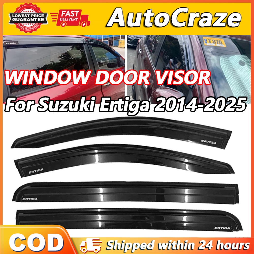 Rain Visor For Suzuki Ertiga 2014 to 2025 OEM Type Rain Guard Window ...