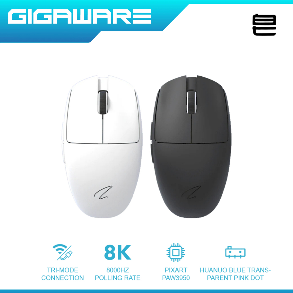 Zaopin Z1 Pro Max PixArt PAW3950 8K Tri Mode Wireless Wired Bluetooth Lightweight Gaming Mouse ...