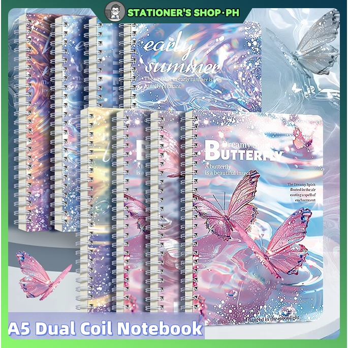 60Sheets A5 Spring Notebook 3D Landscape Notepad School Office ...