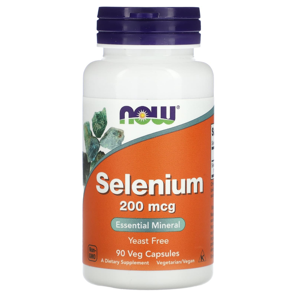 NOW Foods, Selenium, 200 mcg, 90 Veg Capsules | Shopee Philippines