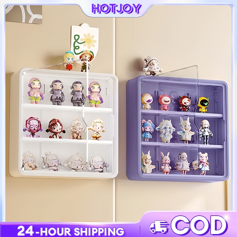 HOTJOY Popmart Acrylic Display Rack Wall Mounted Blind Box Storage ...
