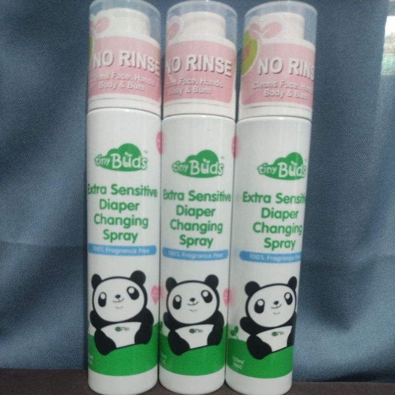 Tiny Buds Extra Sensitive Diaper Changing Spray (120ml) | Shopee ...