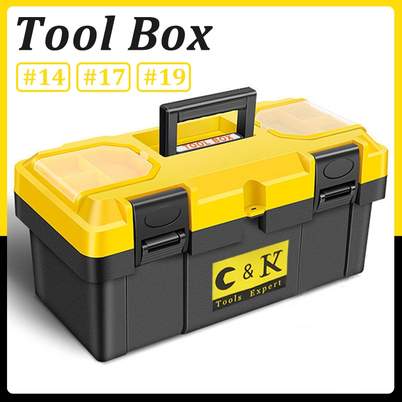 C&K #14/#17/#19 Toolbox Plastic Multifunction 2-Layer Hardware On-Board ...