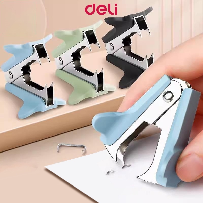 Deli Nail lifter Stapler Remover Sturdy Portable Mixed Color Mini Nail ...