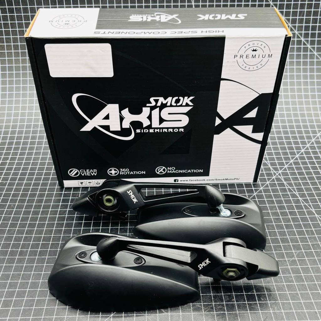 SMOK AXIS UNIVERSAL SIDE MIRROR SET CLEAR VIEW 360 ROTATION | Shopee ...