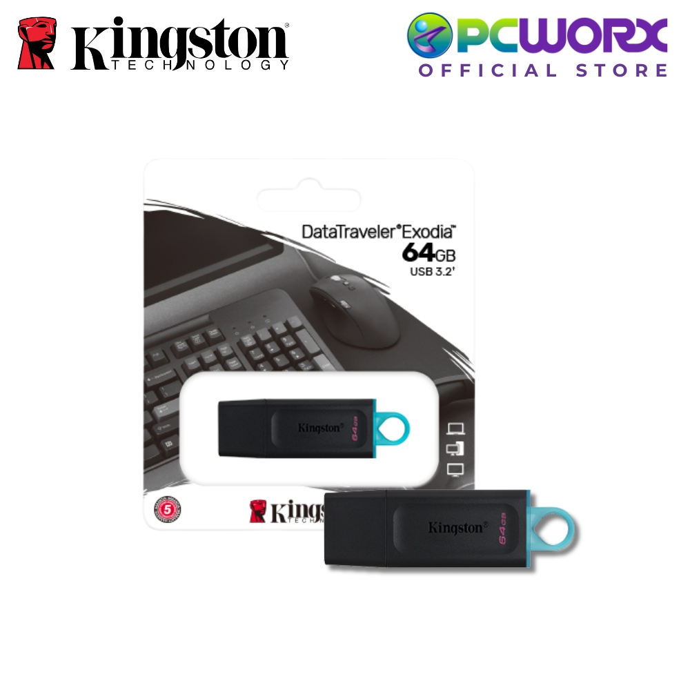 Kingston DTX/64GB / DTXM/64GB 64GB USB3.2 Gen1 DataTraveler Exodia Flashdrive | Shopee Philippines