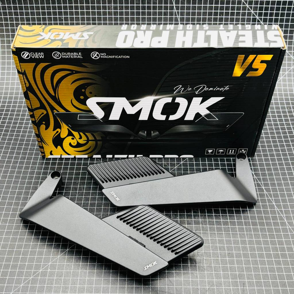 SMOK SIDE MIRROR SET STEALTH PRO V5 WINGLET CLEAR VIEW DURABLE MATERIAL ...