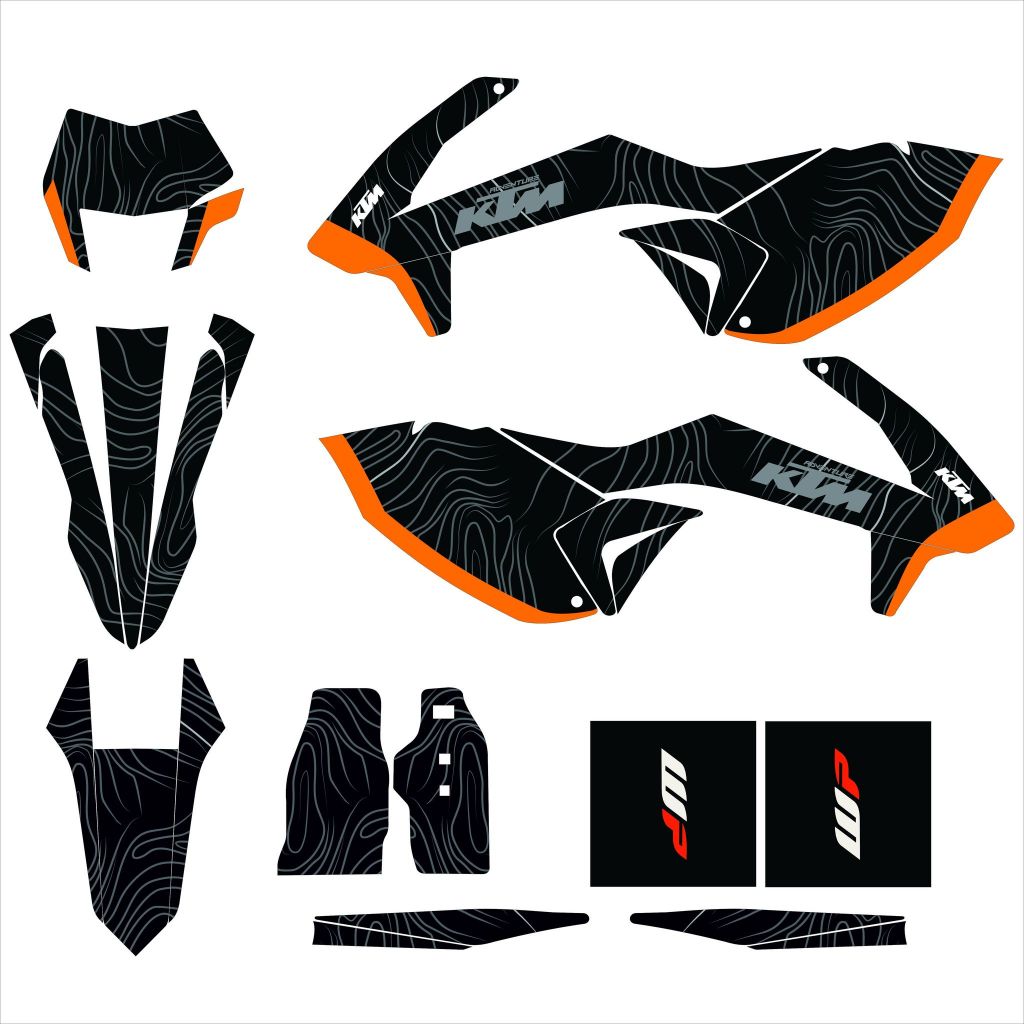 Rusi KRY 150 & 200 Graphics Kit Sticker Decal [ DS_REV.017 - 023 ...