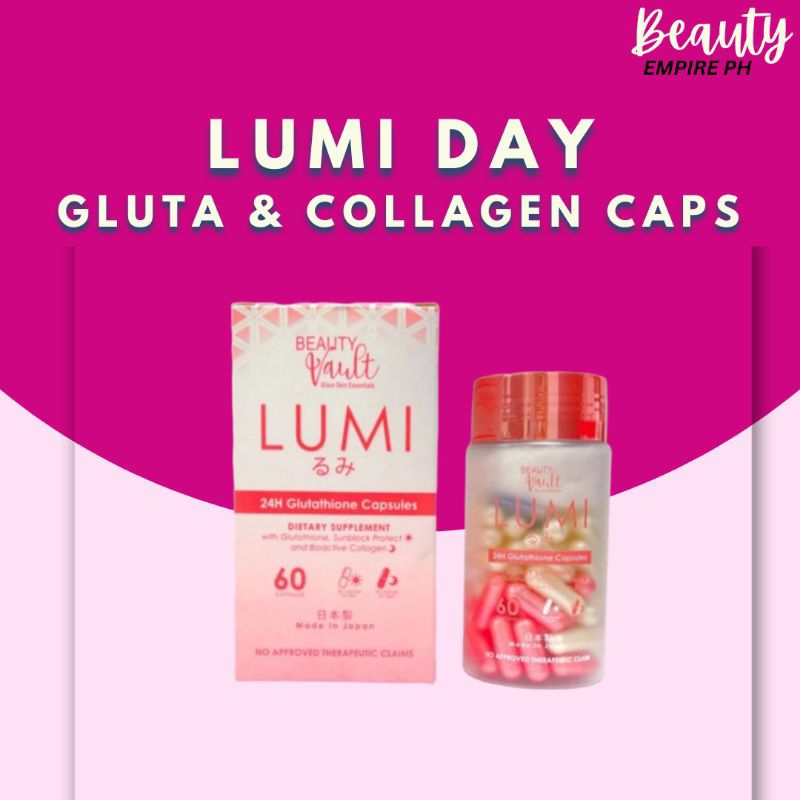 Lumi Day Glutathione and Collagen Capsule | Shopee Philippines