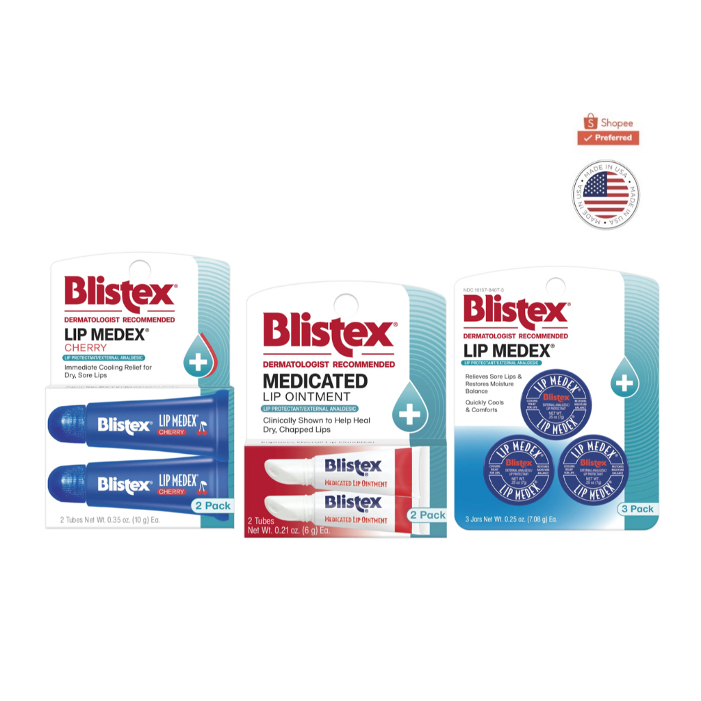 Blistex Medicated Lip Ointment | Lip Balm SPF 15 | Blistex Medex ...